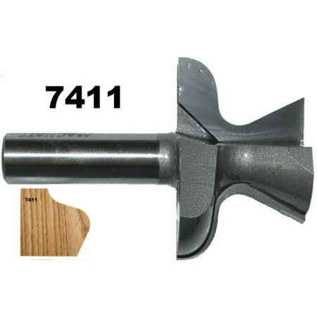Magnate 7411 Door Lip ( Finger Pull ) Router Bit - 2" Overall Diameter ...