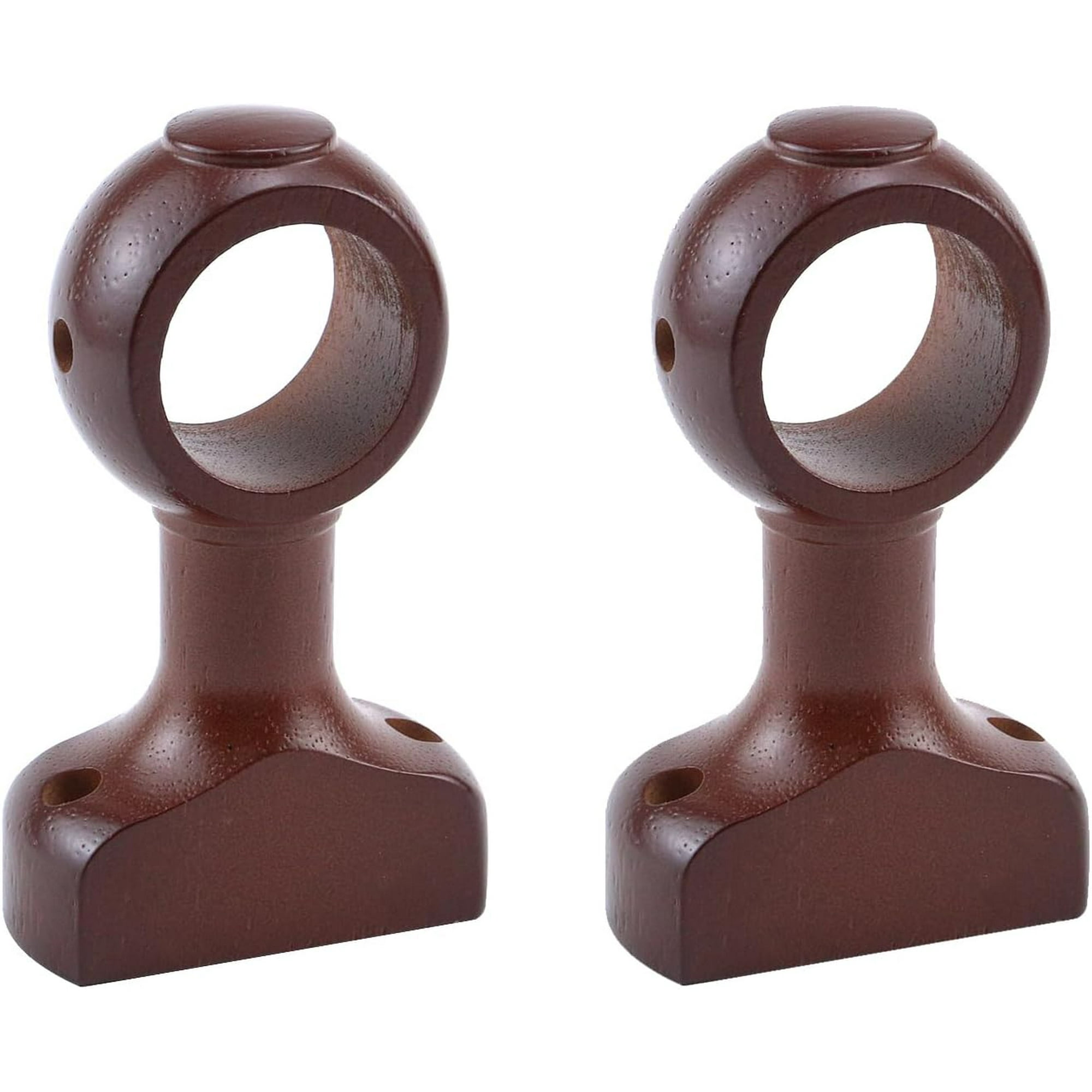Click here for Yeuweold 2 Pack Wooden Curtain Rod Brackets For 1.... prices