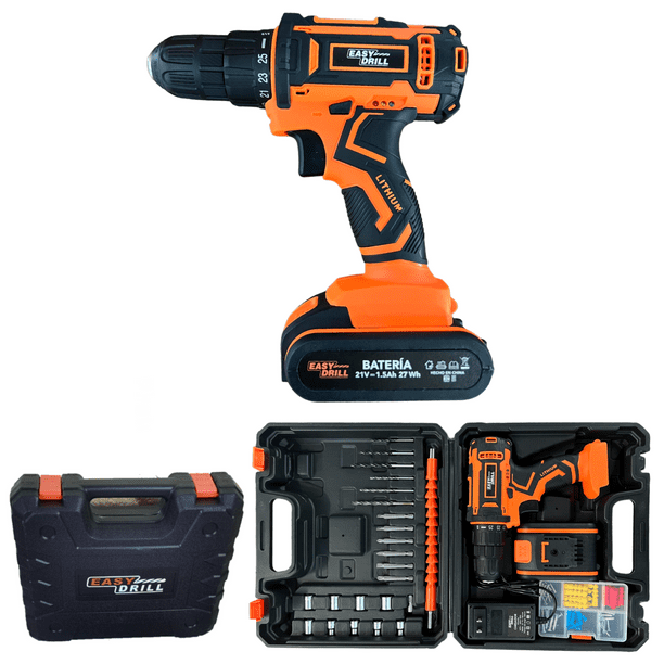 Taladro Atornillador Inalambrico Recargable Eléctrico 21 V EXPRESS X9 ...