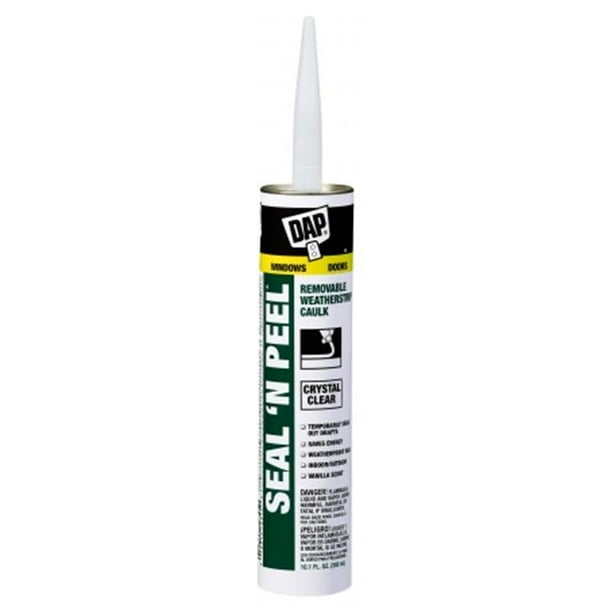 DAP 10.1oz. Seal N Peel Removable Weatherstrip Caulk - Walmart.ca