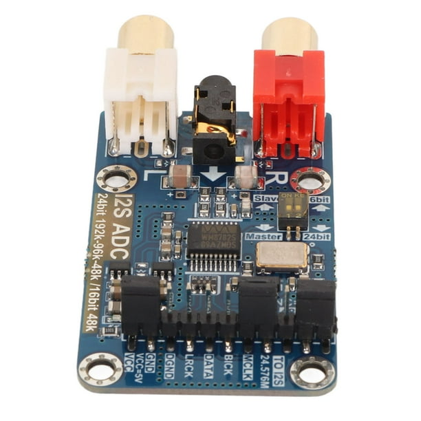 Audio Capture Card Module, Turn Analog Into 12S I2S ADC Audio Capture ...