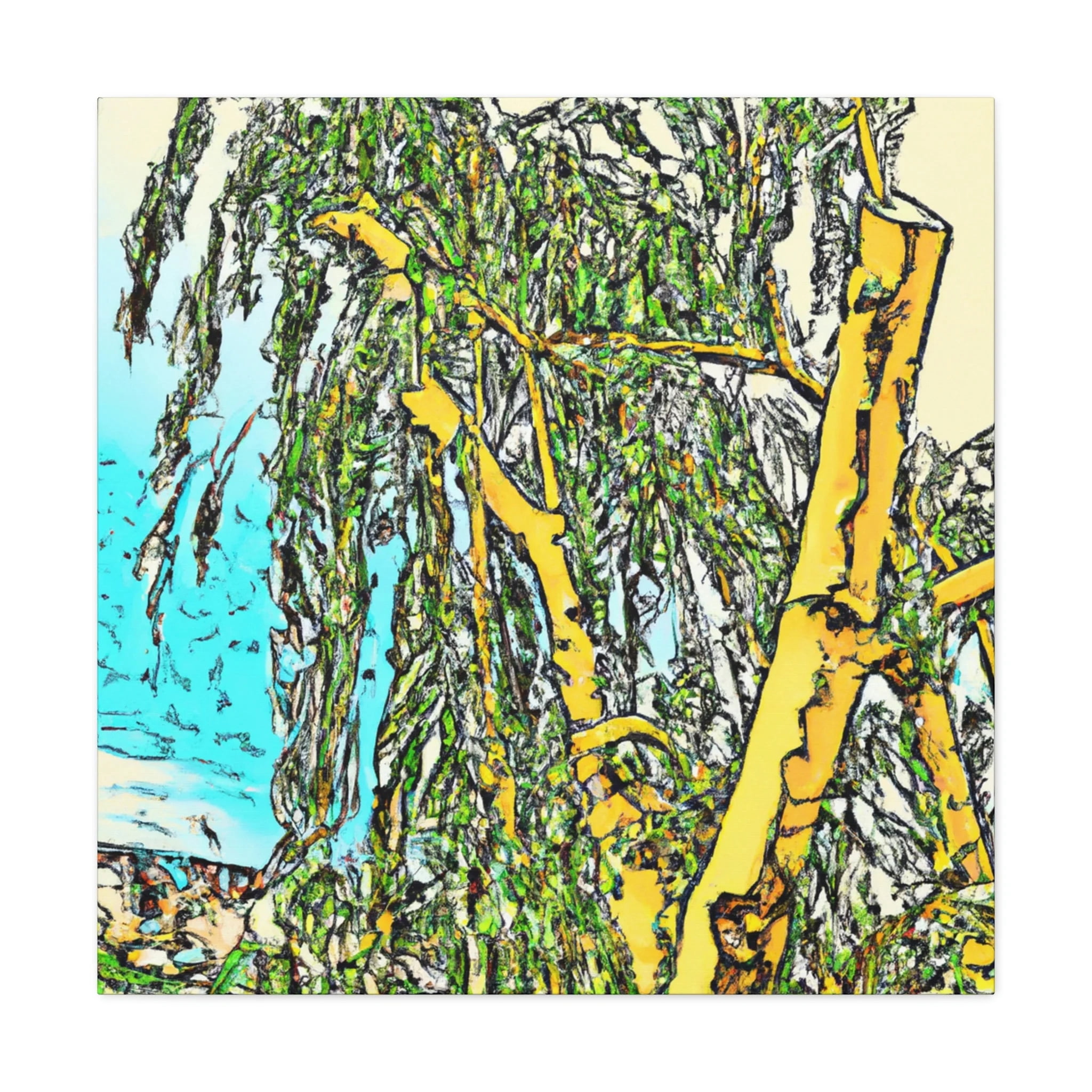 Willow Tree Pop Art - Canvas - Walmart.com