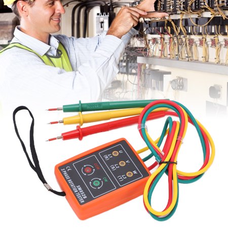 Tbest 3 Phase Rotation Tester,SM852B AC Phase Sequence Meter 3 Phase ...