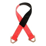 Houderco Red Metal Webbing Car Tow Ropes 1Set 38.91X3.14X0.59in ...