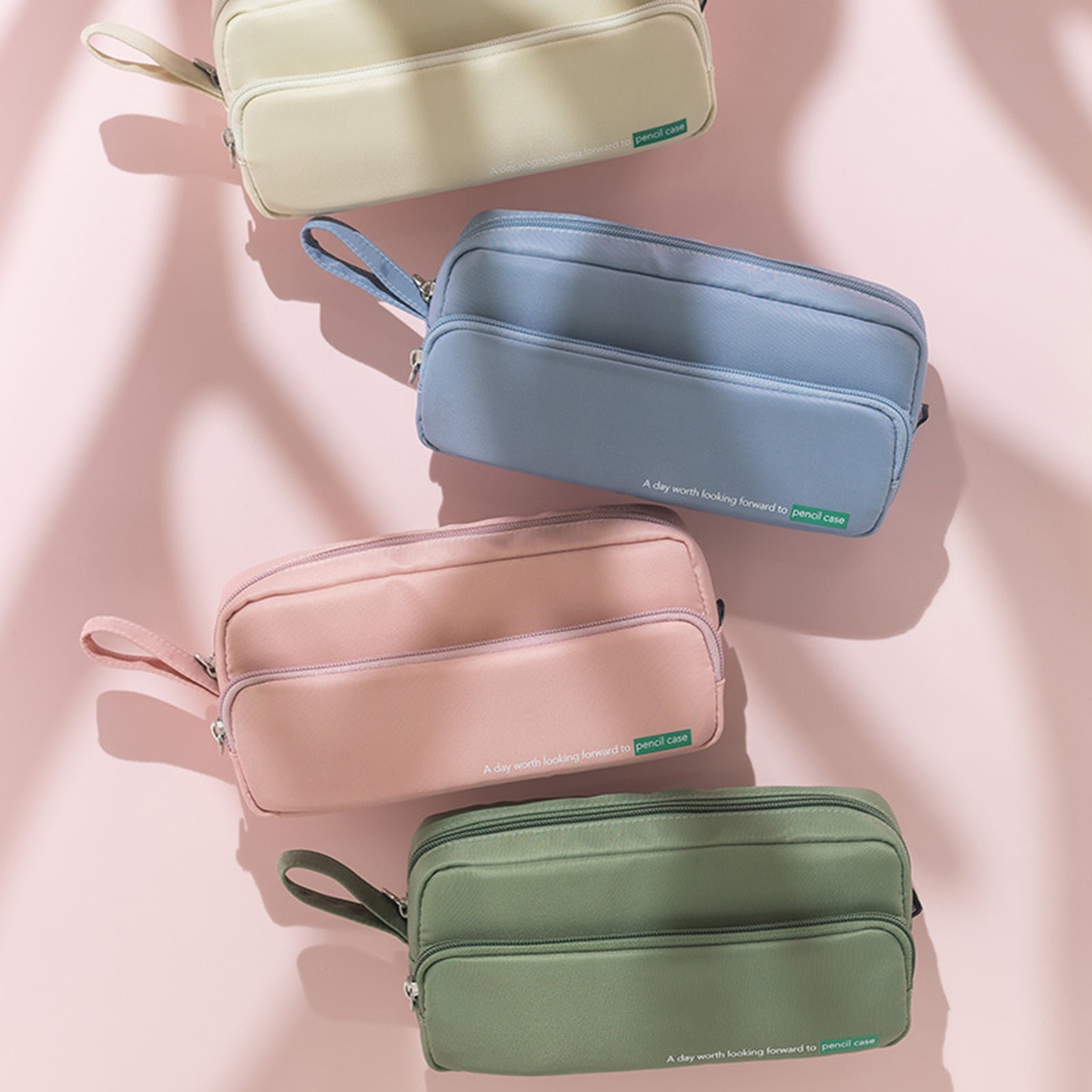 Warkul Dual-layer Pencil Case, Pencil Pouch Multi-slot Pen Bag ...
