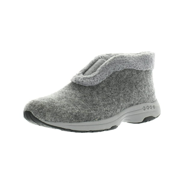 Easy Spirit Womens Treepose 2 Faux Fur Lined Bootie Slippers - Walmart.com