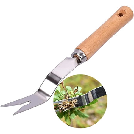 Weeding With Handle Stainless Steel Garden Weed Extractor 28cm x 2.3cm ...