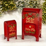 Set of 3 "Letters to Santa" Christmas Mailboxes - Walmart.com