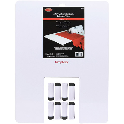 Simplicity Deluxe Rotary Extension Table-18"X24", Pk 1, Simplicity ...