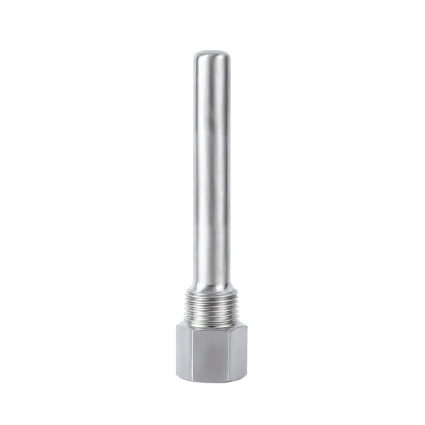 Termopozo - Termopozo de acero inoxidable Roscas NPT de 1/2"para ...