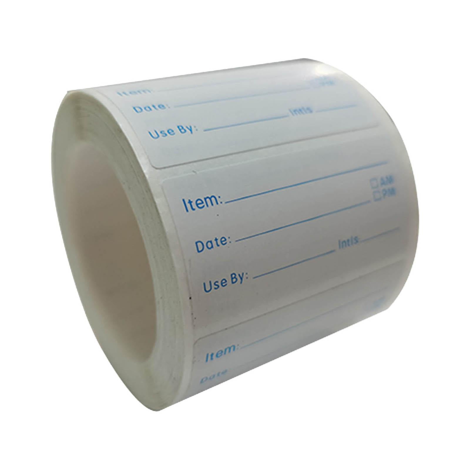500Pcs Food Storage Labels Removable Dissolvable Date Labels for Food ...