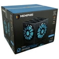 Memphis MME10TSP Marine 10" Powered Subwoofer+2) Passive Radiators ...