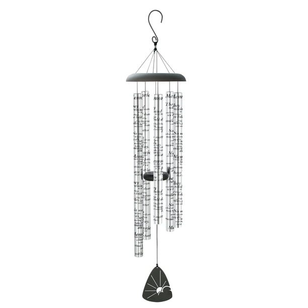 Carson Home Accents 44 Inch Memories Sonnet Outdoor Garden Metal Wind ...