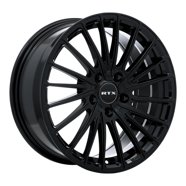 RTX INK 17X7.5 5-100/114.3 42P C73.1 GOLD MCH Wheel - Walmart.com