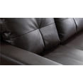 Braxton Small Space Convertible Sectional, Brown color - Walmart.com