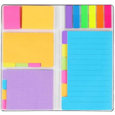 Sticky Notes Set, 402 Sheets Self-Stick Notes Pads Bundle Divider ...
