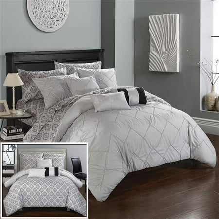 Chic Home CS2016-US Danton Rope Like Pinch Pleated Reversible Oversized ...