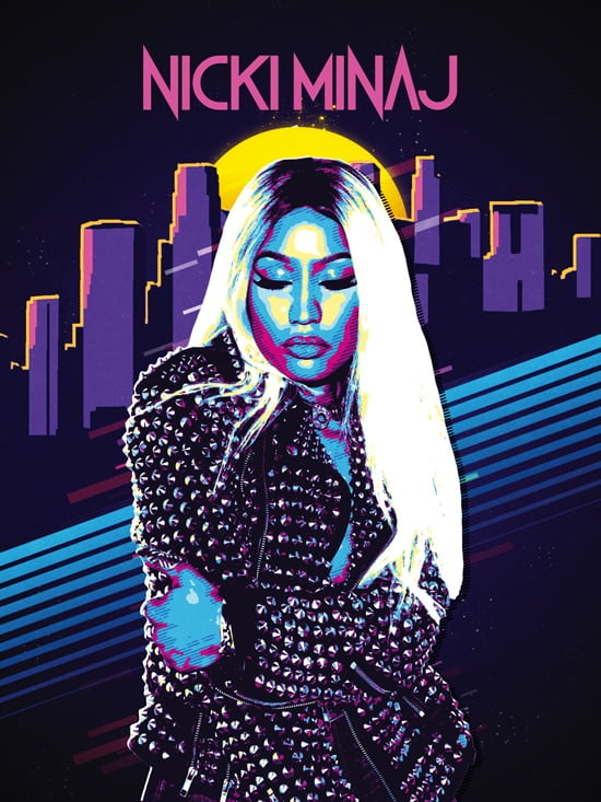 Nicki Minaj Poster Music Wall Art Print (18x24) - Walmart.com