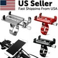 Aluminum Motorcycle Bike Bicycle Holder Mount Handlebar For Cell Phone ...