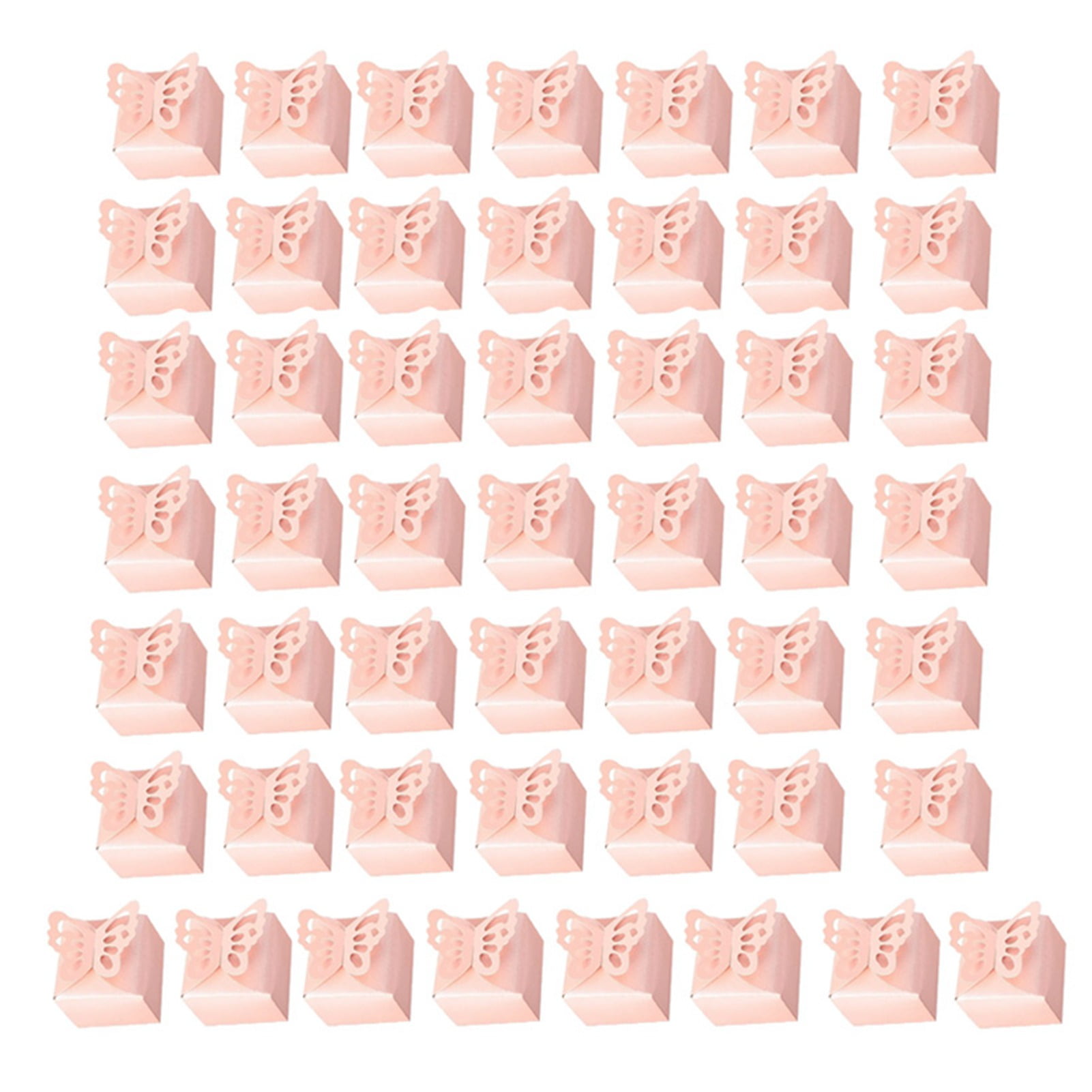 Click here for Liyjtk 50pcs Pink Butterfly Favor Boxes Girl Baby... prices