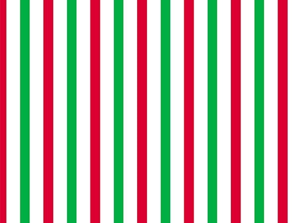 Pack of 1, Red & Green Striped Wrapping Paper Roll, 24" x 833' For ...