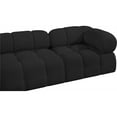 Meridian Furniture Ames Black Boucle Fabric Modular Sofa - Walmart.com