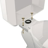 Hyper Tough Toilet Tank to Bowl Bolt and Gasket Kit, Universal fit ...