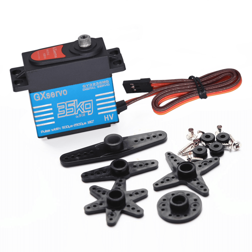 Servos digitales de engranajes metálicos de alto torque para vehículos ...