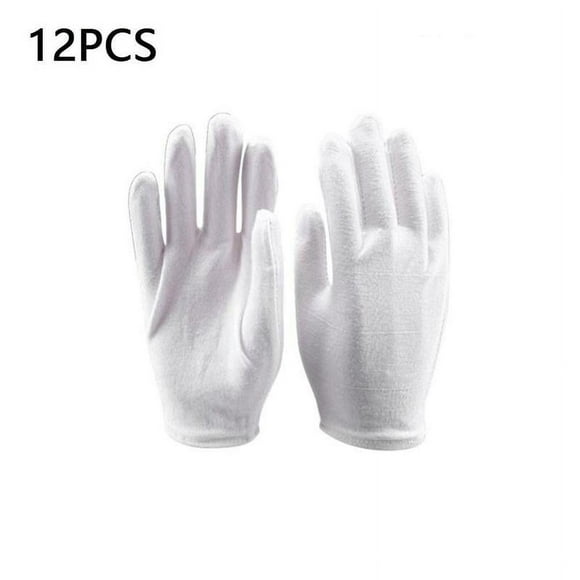 White Cotton Gloves