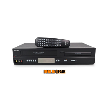 Used Philips DVP3345VB/F7 DVD/VCR Combo with remote, AV, and Quick Start Guide - Walmart.com