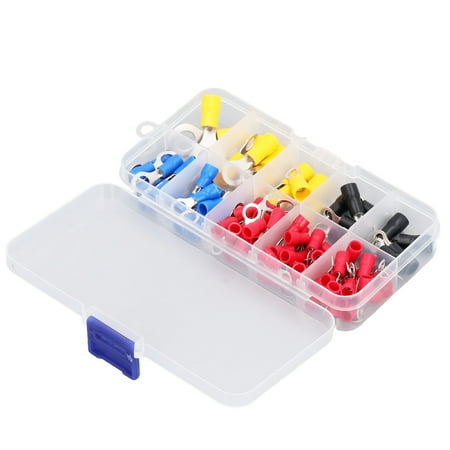 Insulated Ring Terminal, PVC Red Copper Wire Crimp Connector Terminal ...