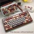 Cat Cafe Themed 5-Side Dye-Sublimation Keycaps, MOA Full Set OEM ...