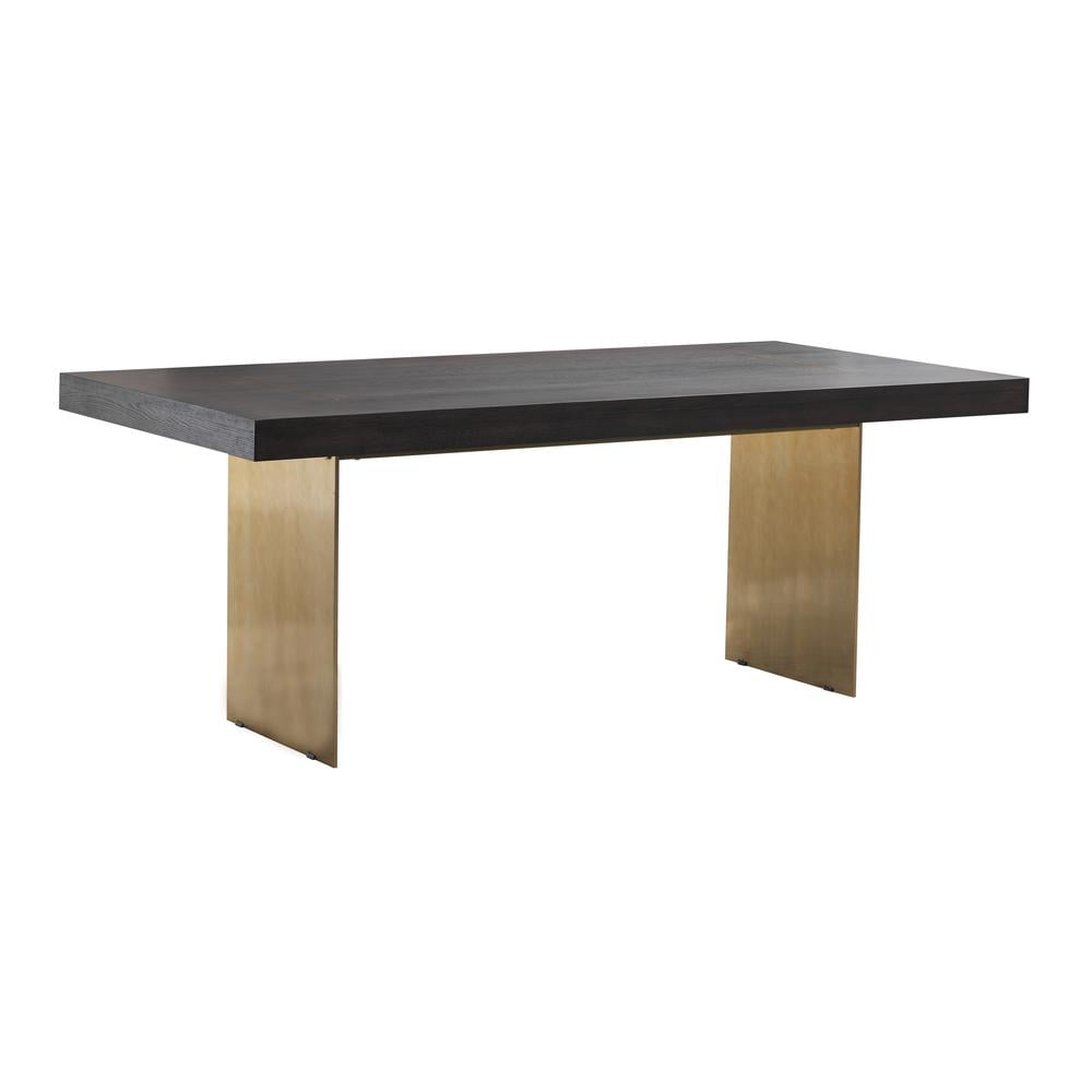 Coast To Coast Midas Dining Table With Brown And Gold Finish 36586 ...