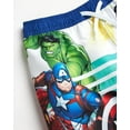 Marvel Avengers Boys’ Swim Trunks – Captain America, Iron Man, Hulk ...
