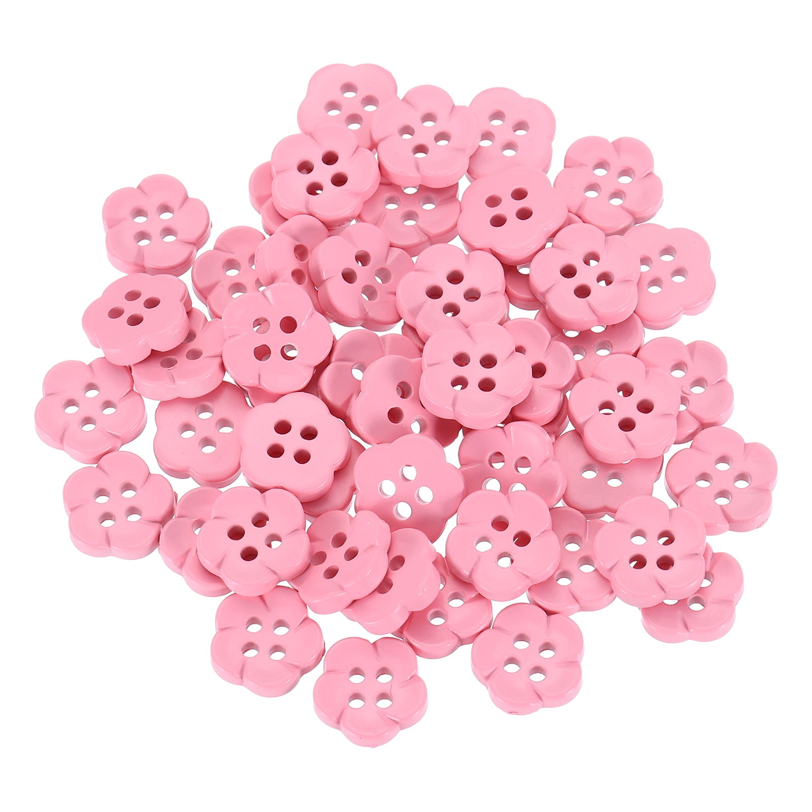 Click here for Uxcell 50pcs Flower Buttons 7/16 Resin Sewing Deco... prices