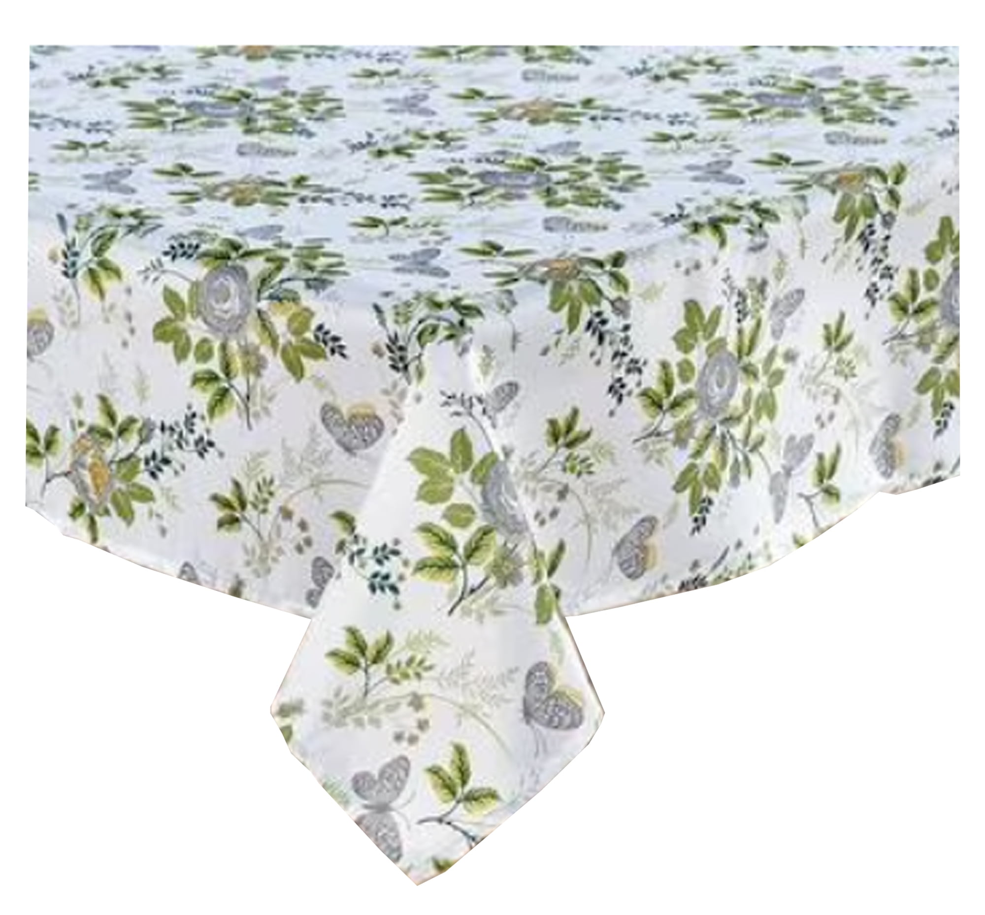 Bright Side Tablecloth Flower Butterfly Multi-Color Fabric Sun & Sage ...