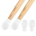4Pcs Silicone Drumstick Tip Drumstick Dampeners Practice Percussion Tip ...