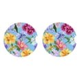 2pcs Ceramic Car Coasters Standard Size With Cork Base And Removal ...