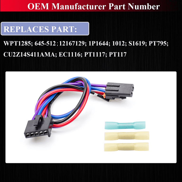 HOPUT Pins Blower Motor Resistor Connector, Replace Wiring, 52% OFF