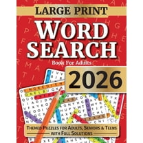 New 100 Word Search Puzzle book for Adults, Teens and Seniors ...