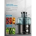 FOHERE Juicer Machines, 800W, 2-Speed, Anti-Drip, Easy Clean, Stainless ...