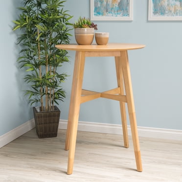 Noble House Logan Mid-Century Modern Wood Dining Table, Natural Oak ...