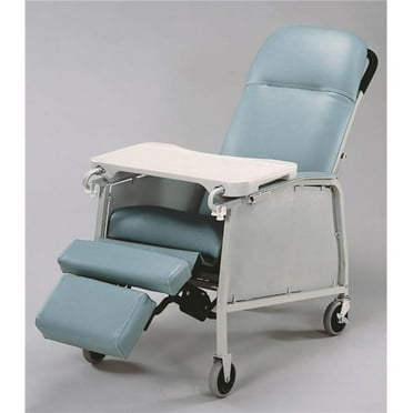Graham Field Lumex 3 Position Medical Recliner Chair w/ Wheels, Royal ...