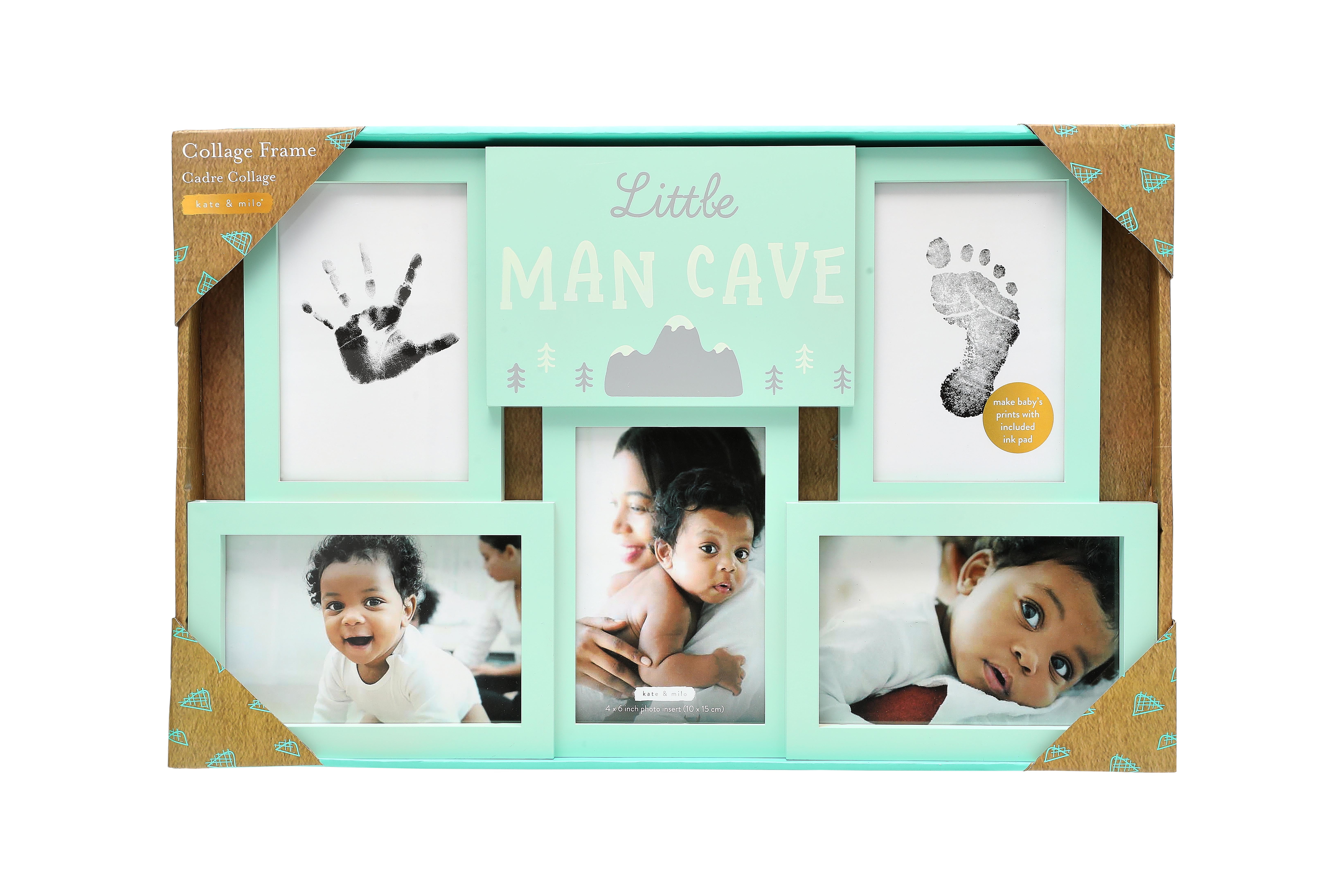 Buy Kate & Milo Deluxe Collage Frame, Little Man Cave Baby Boy Nursery ...