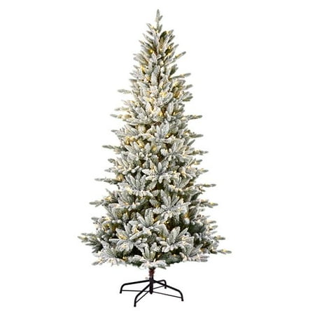 Vickerman S202091LED 12 ft. x 60 in. Flocked Vail Pine Dura 1600 Warm ...