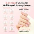modelones Nail Strengthener, 8-in-One Nail Ridge Filler Base Coat Nail ...