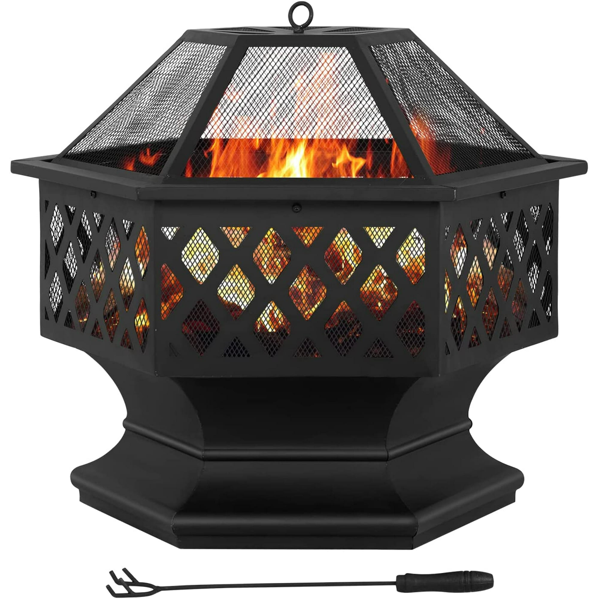 Click here for Fdw 28 Outdoor Fire Pit  Round Wood Burning Metal... prices