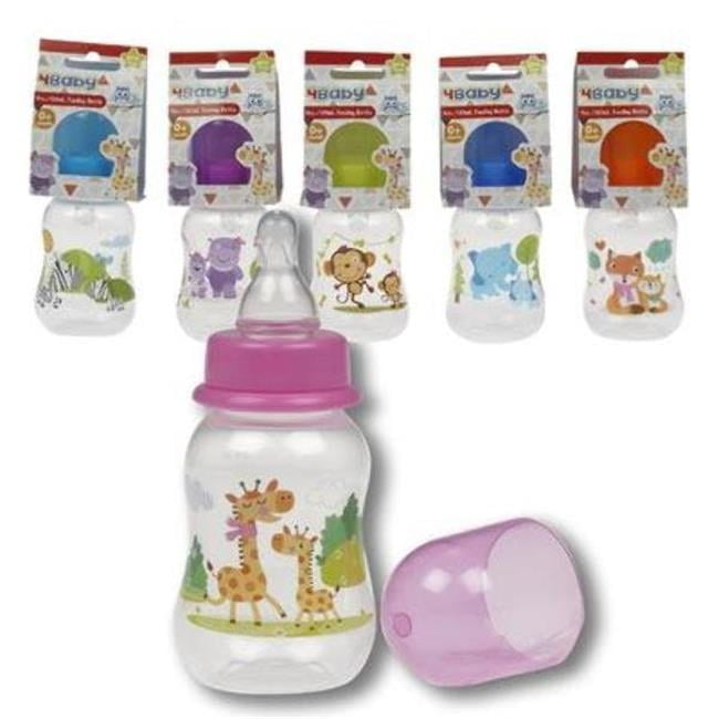 DDI 2326784 4 oz Baby Bottle, 6 Assorted Color - Case of 48 - Walmart ...