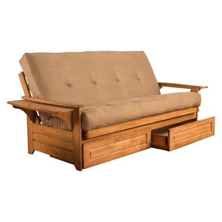 Lakeshore Complete Futon - Drawers, Frame and Mattress Set - Arm Tray 8 ...