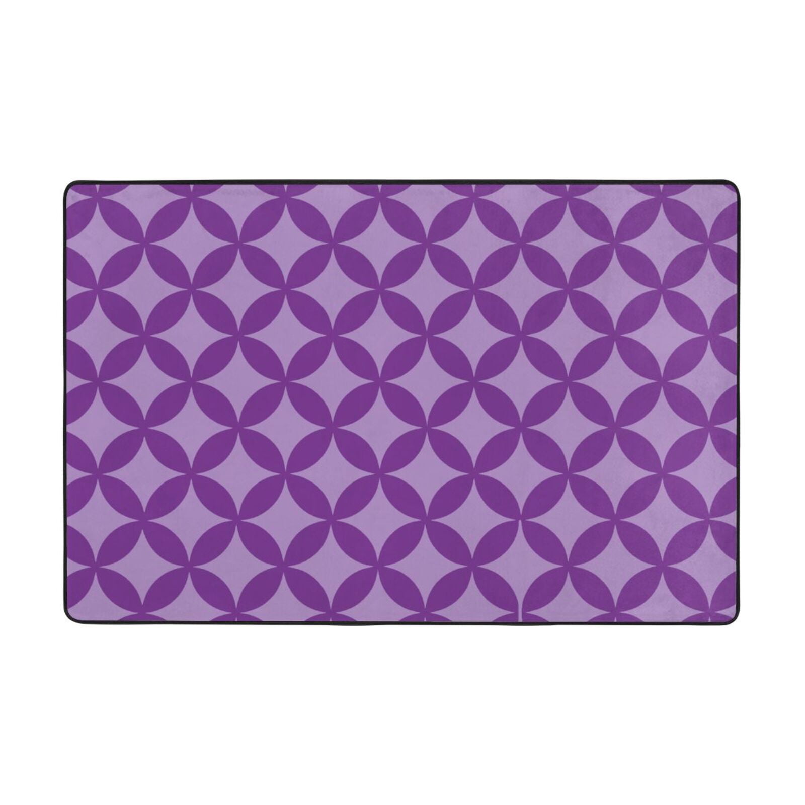 Bathroom Rug Non-Slip Mat, Super Soft Absorbent Bath Mat - Purple ...